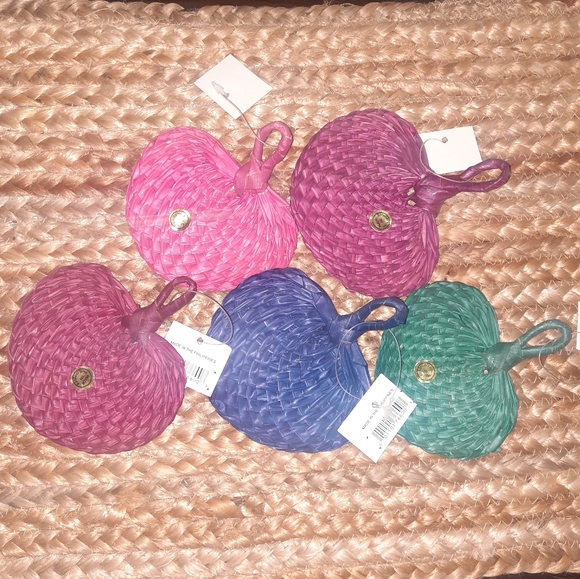 Accents | New Colorful Mini Rafia Fans | Poshmark